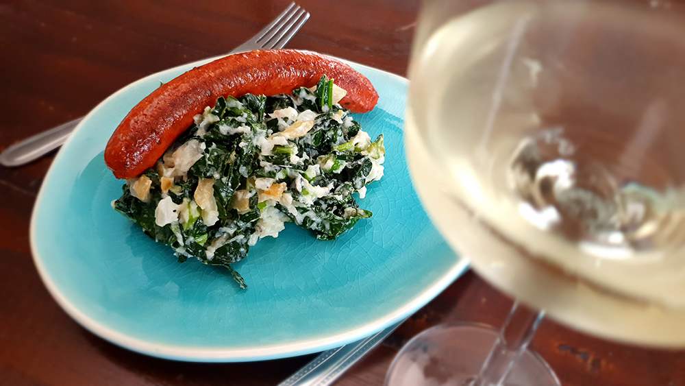 Stamppot aardpeer en cavolo nero met merguez worst | Croatiangrapes.blog